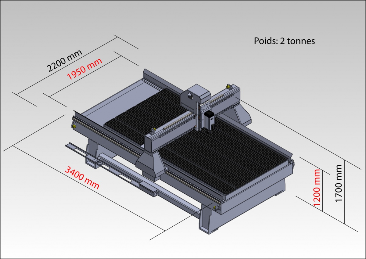 Fraiseuse / routeur Numérique CNC FINECNC1325 — Les Fabriques du Ponant